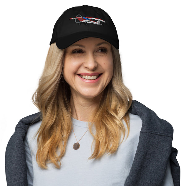 Airplane Embroidered Classic Cap (AIRG9GG1H-RS1) - Personalized with N ...