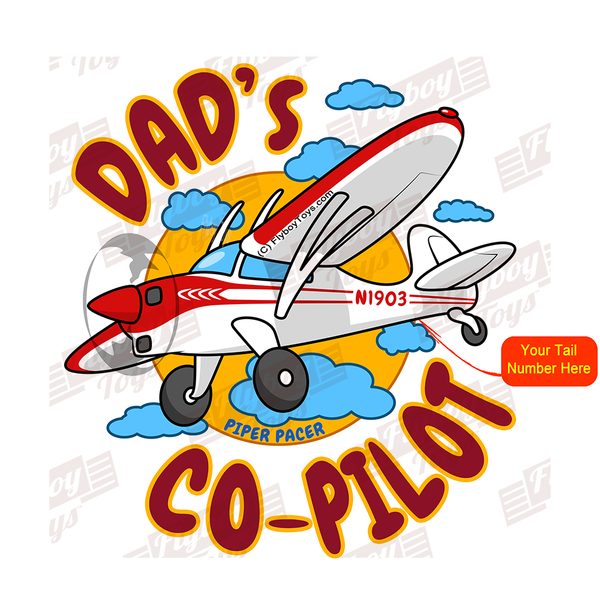 Dad's Co-Pilot High wing (Red #2) Airplane Design – Flyboy Toys