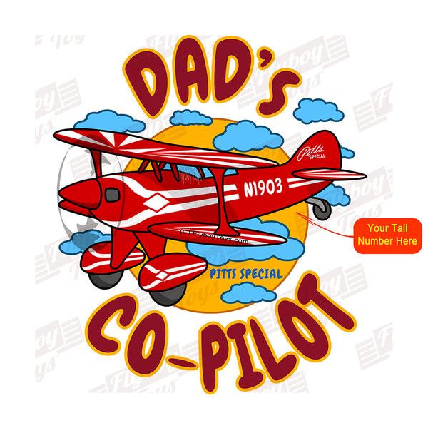 Dad's Co-Pilot Bi-Wing (Red) Airplane Design – Flyboy Toys
