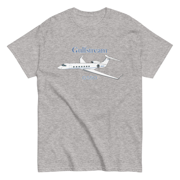 Gulfstream G550 Custom Airplane T-Shirt - Add Your N# – Flyboy Toys
