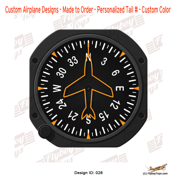 Heading Indicator Airplane Aviation Design – Flyboy Toys