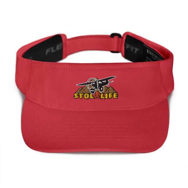 STOL LIFE Airplane Embroidered Flexfit Visor Hat – Flyboy Toys