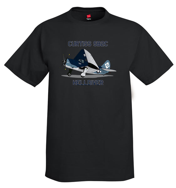 Curtiss SB2C Helldiver Airplane T-Shirt - Personalized – Flyboy Toys