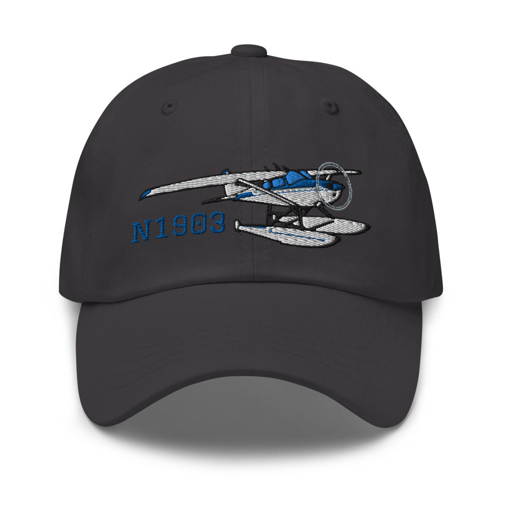 Airplane Embroidered Classic Cap (AIR35JJ1856C-BG1) - Add your N ...