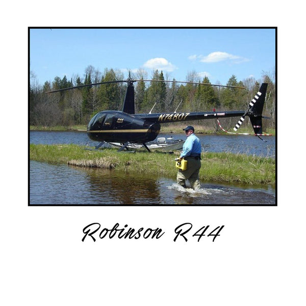 Robinson R44 (Black/Yellow) HD Helicopter Sign - A Prayer for our Pilo ...